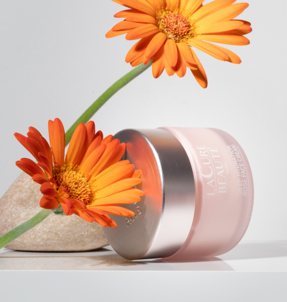 Crème Hydratante Visage à la Rose